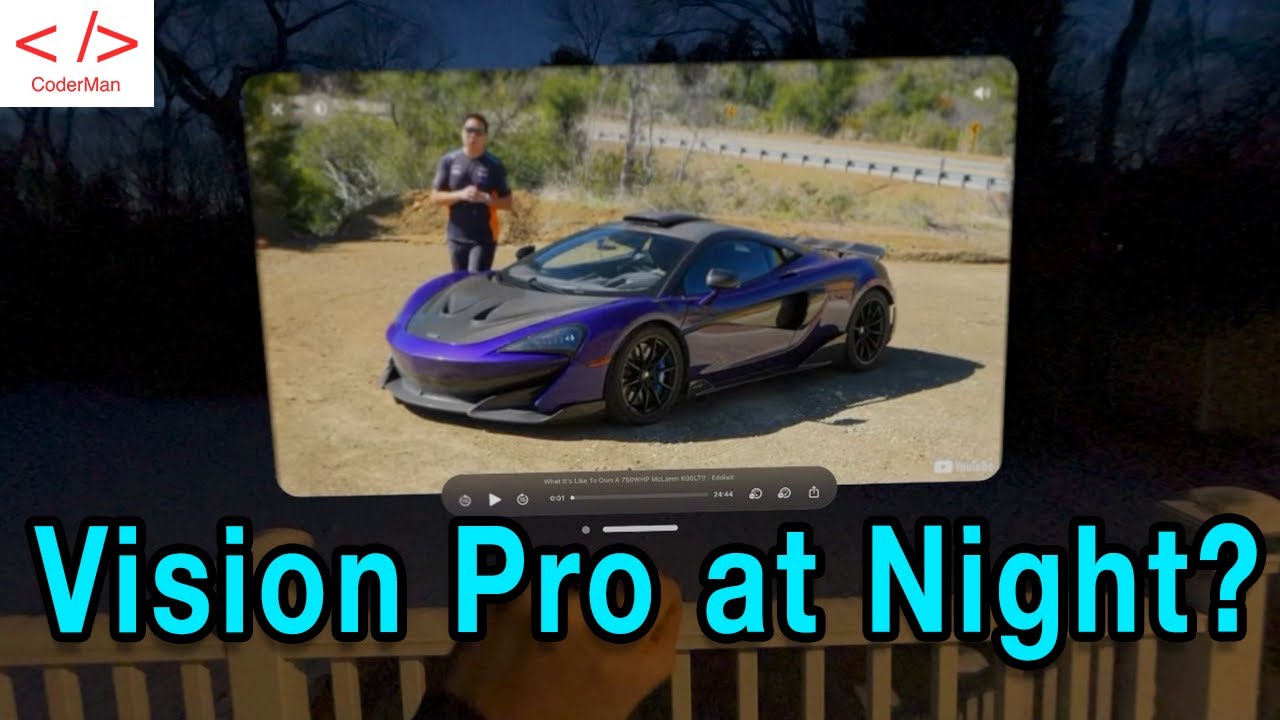 Can Vision Pro Be A Backyard Movie Theater At Night? – CoderMan